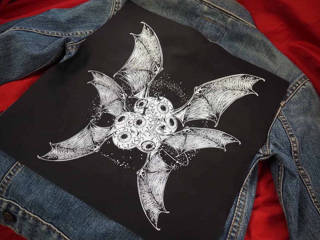 Demon Back Patch - Biblically Accurate, Punk Backpatch, Goth Patches ...