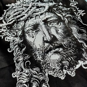Jesus Back Patch Passion Christ, Metal Backpatch, Punk Patches ...
