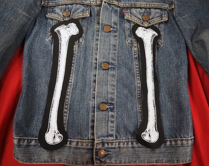 Bone Iron on Patch - Etsy