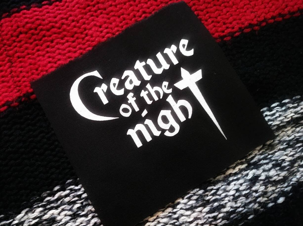 Creature of the Night Patch Goth Patch Gothic Patches for - Etsy UK