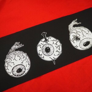 Eyeball Patches - Horror Patches, Gothic, for Clothes, Eye Patch, Sew ...