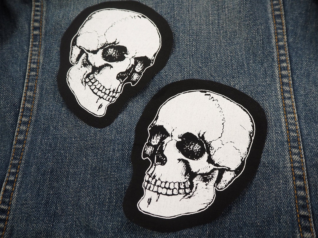 Skull Patches - Horror Patches, Skeleton, Anatomy, Death, Goth, Witchy ...
