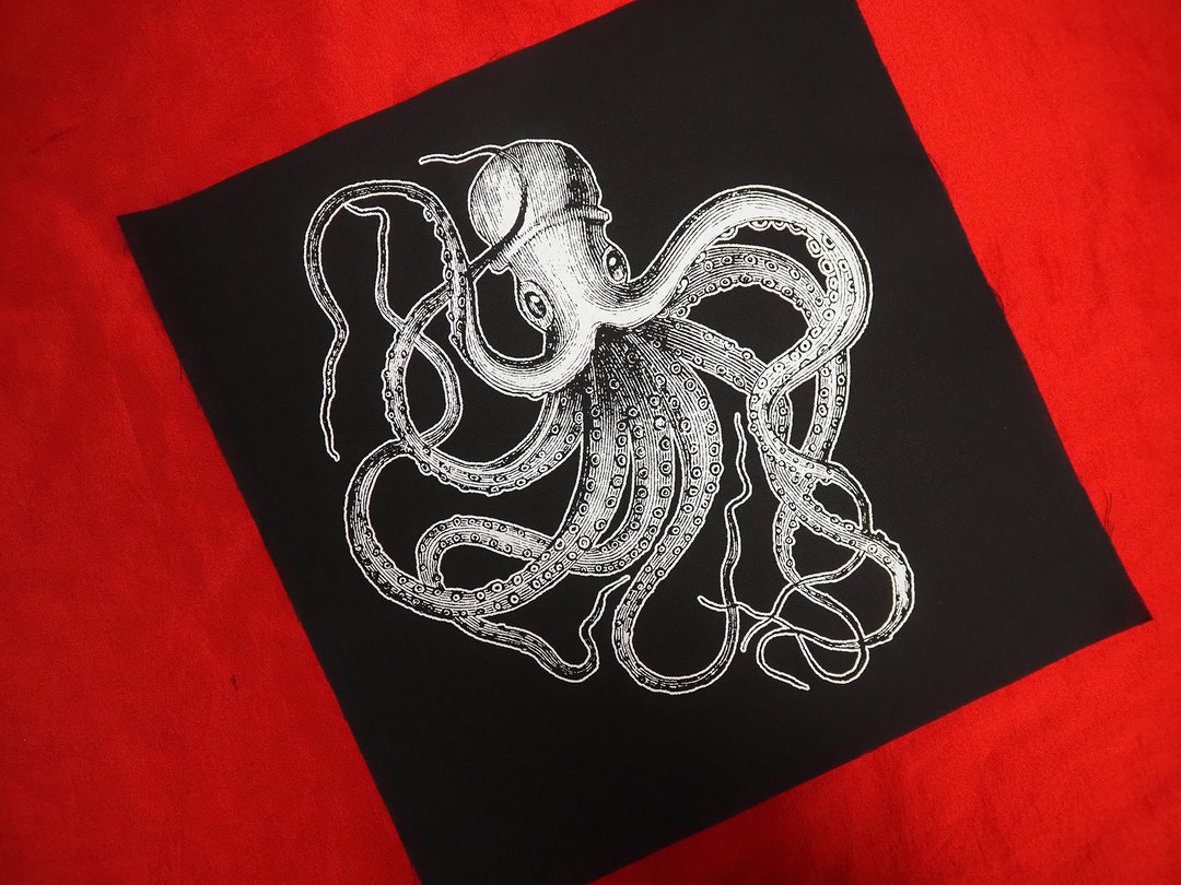 SALE Octopus Patch Cthulhu Patch, Kraken, Punk Patch, Sea Punk, Goth ...