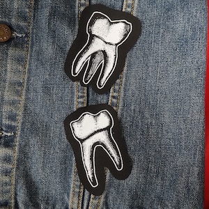 Occult Tooth Patches - Wisdom Teeth, Punk Patch, Goth Patch, Pagan ...