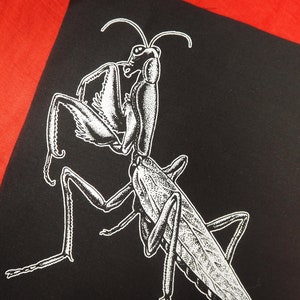 Praying Mantis Patch - Insect Patch, Nature Goblincore, Crust Punk, Horror Patch, Patches for ...