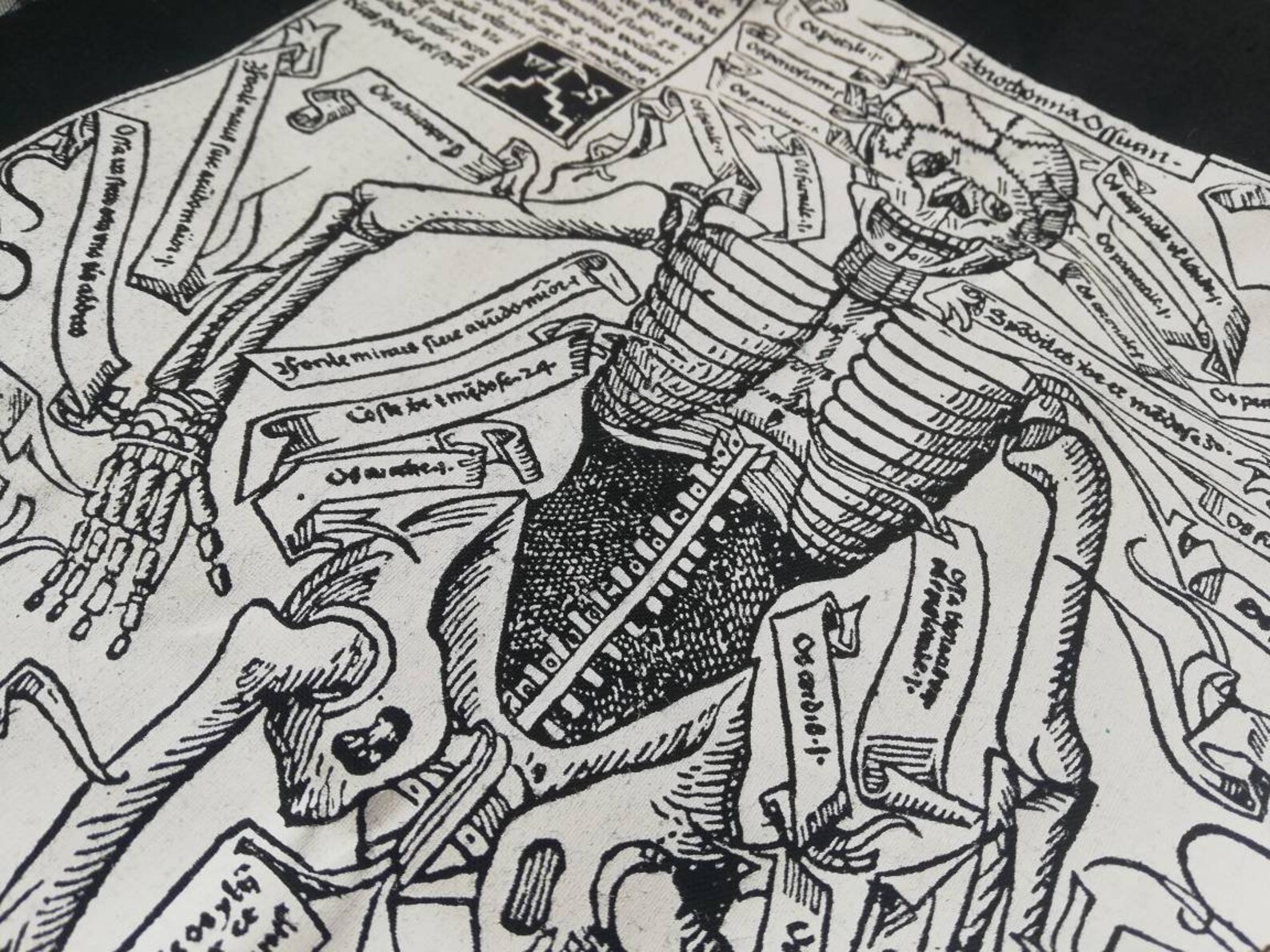 Skeleton Back Patch Black Metal Back Patch Goth Backpatch - Etsy