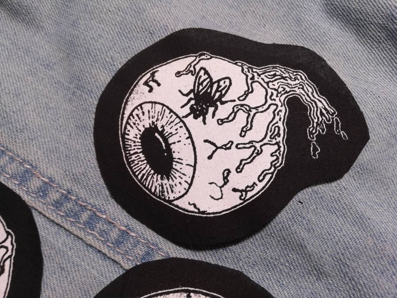 Eyeball Patches Horror Patches Gothic Fashion Witchy Eye - Etsy
