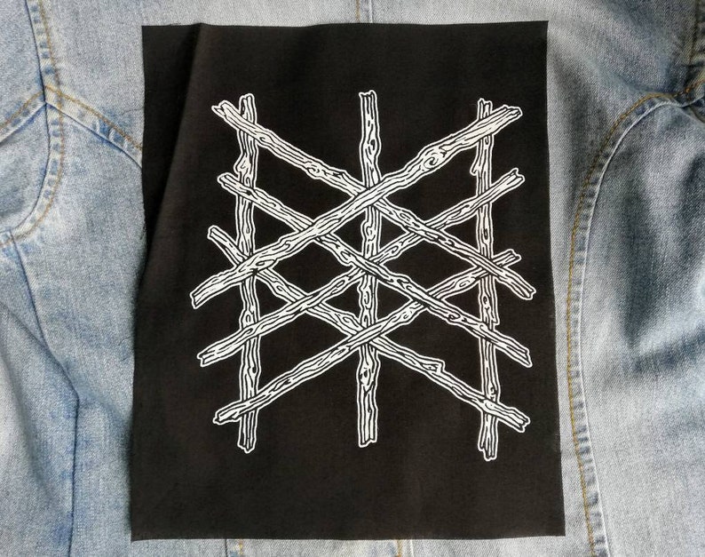 Mother rune large patch runes patch wicca patch occult | Etsy