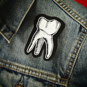 Occult Tooth Patches - Wisdom Teeth, Punk Patch, Goth Patch, Pagan ...