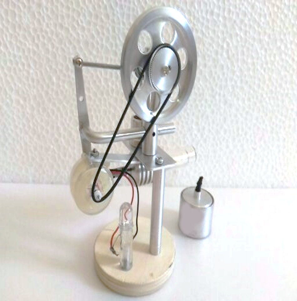 Stirling Engine Hot Air Model Handmade Aluminium Science Project With ...