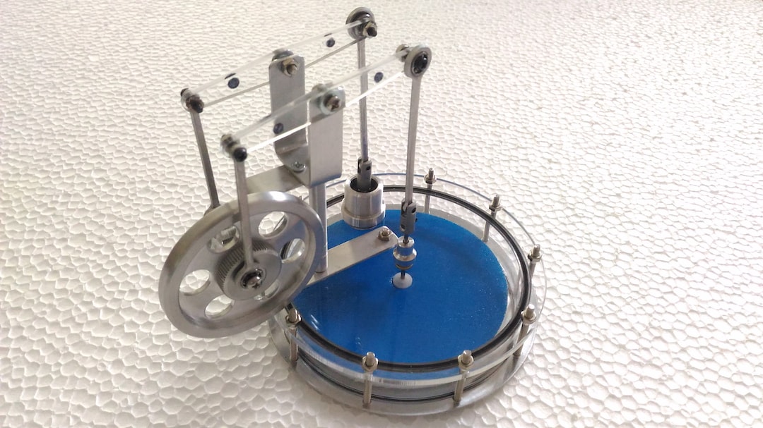 Handmade Stirling Engine Walking Beam Hot Water Education Toy – Desk ...