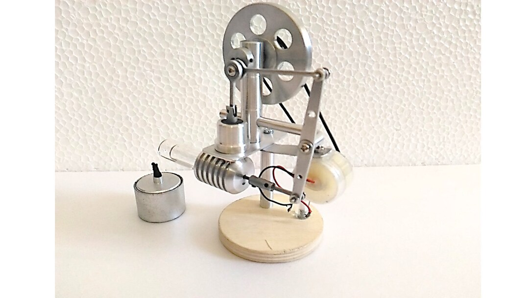 Stirling Engine Hot Air Model Handmade Aluminium Science Project With ...