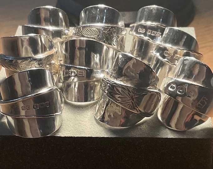 Spoon Ring Sterling Silver, Hand Made All Shapes and Sizes Made for You ...