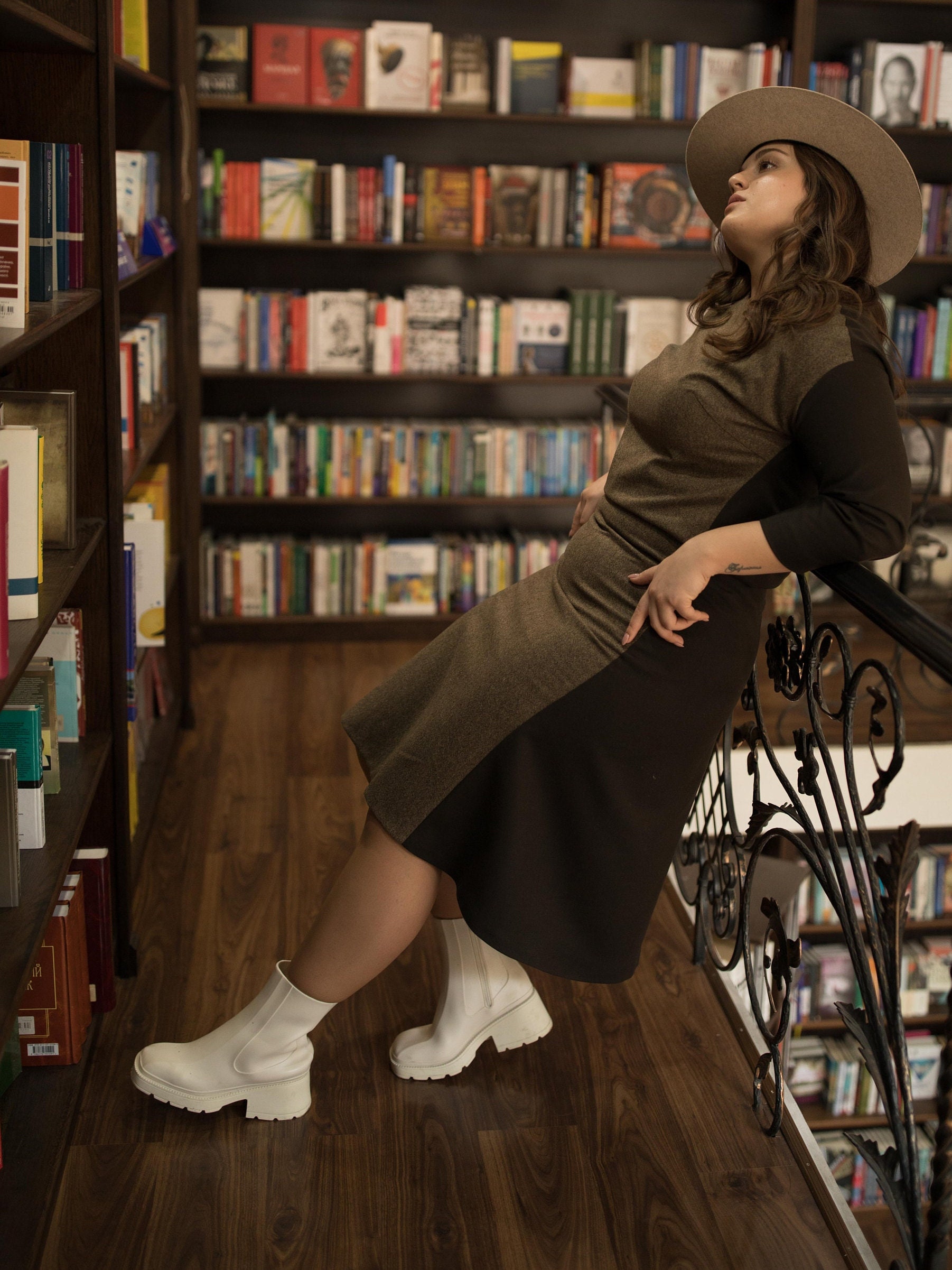 Trapeze Skirt Plus Size, Wool Womens Suit, Warm Office Suit, Plus Size ...