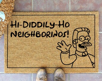 Door Mat Simpsons - Etsy