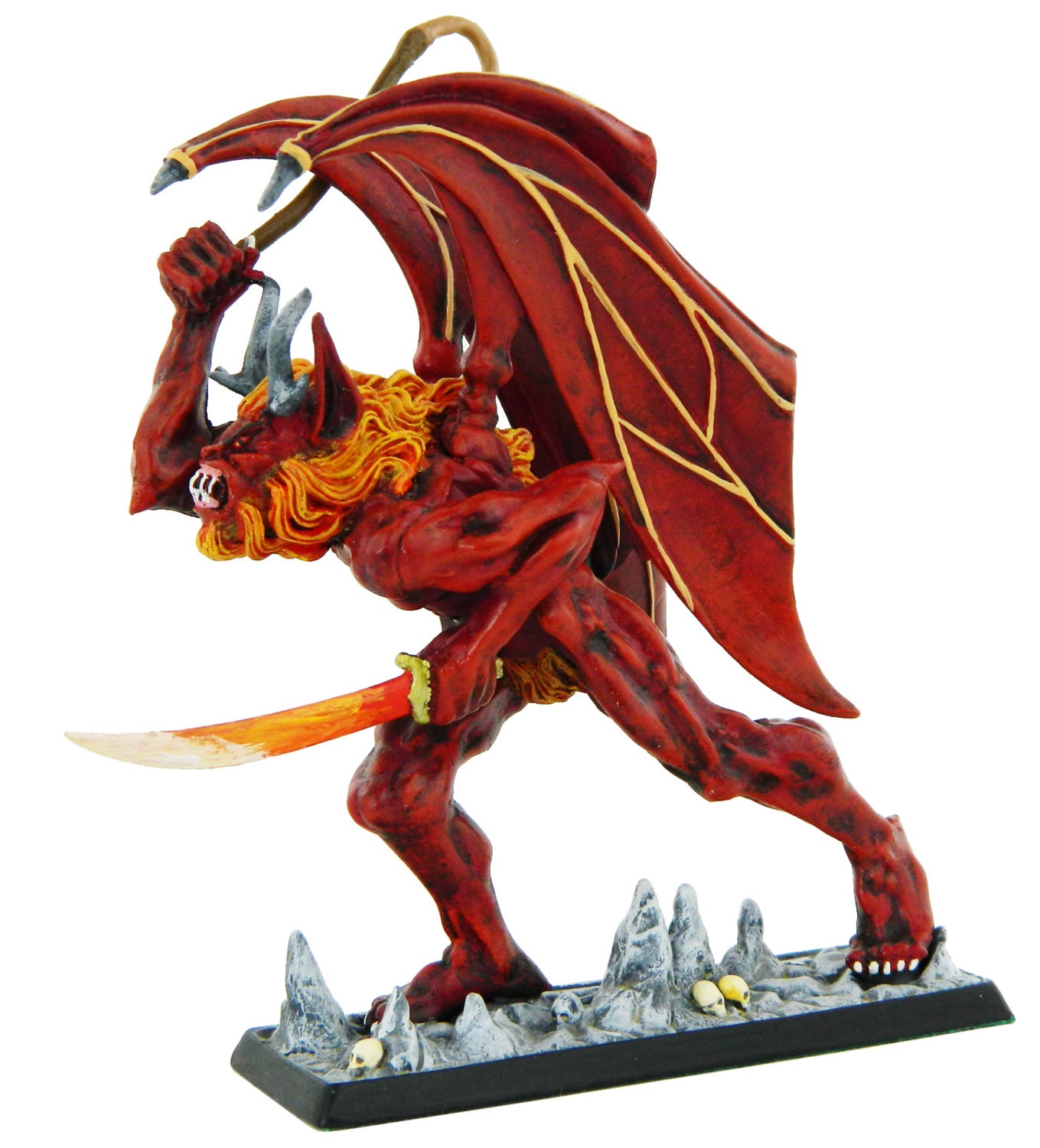 Large Balrog of Moria Lord of the Rings Painted Miniature Mithril ...