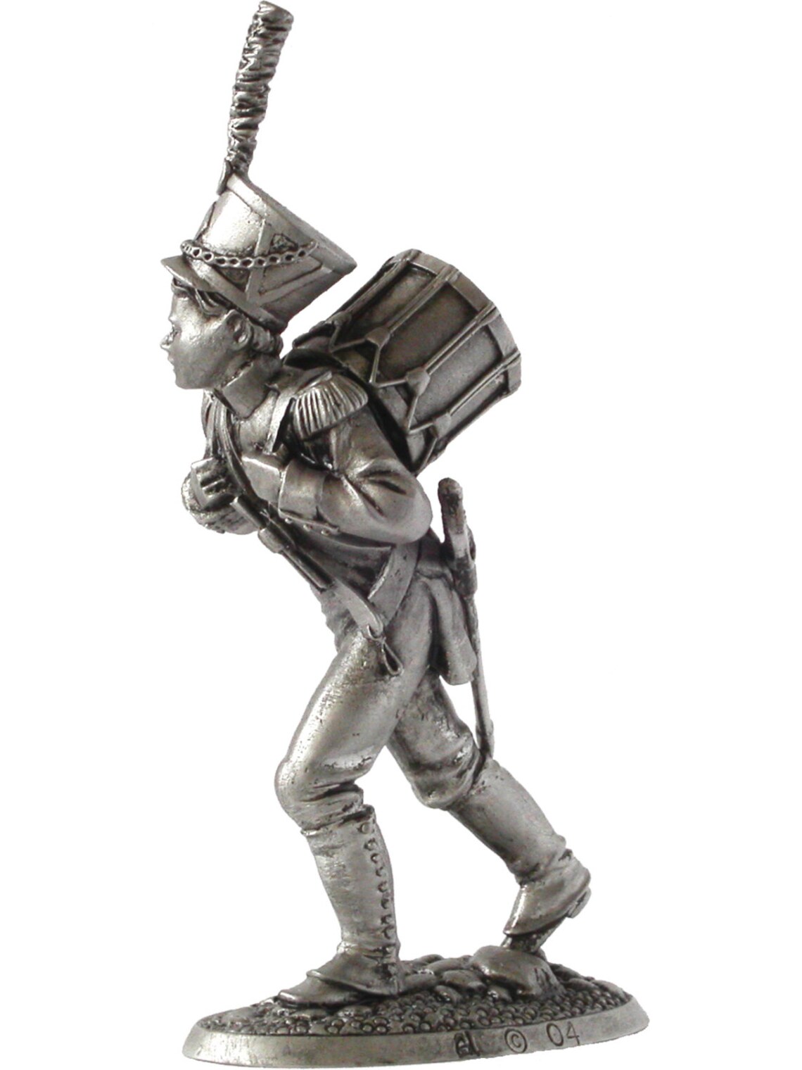 90mm Scale Antiqued Napoleonic Drummer Boy Metal Miniature - ED-TR01S ...