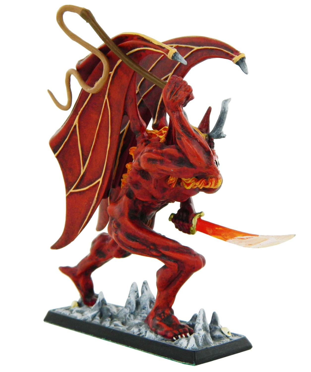 Large Balrog of Moria Lord of the Rings Painted Miniature Mithril ...