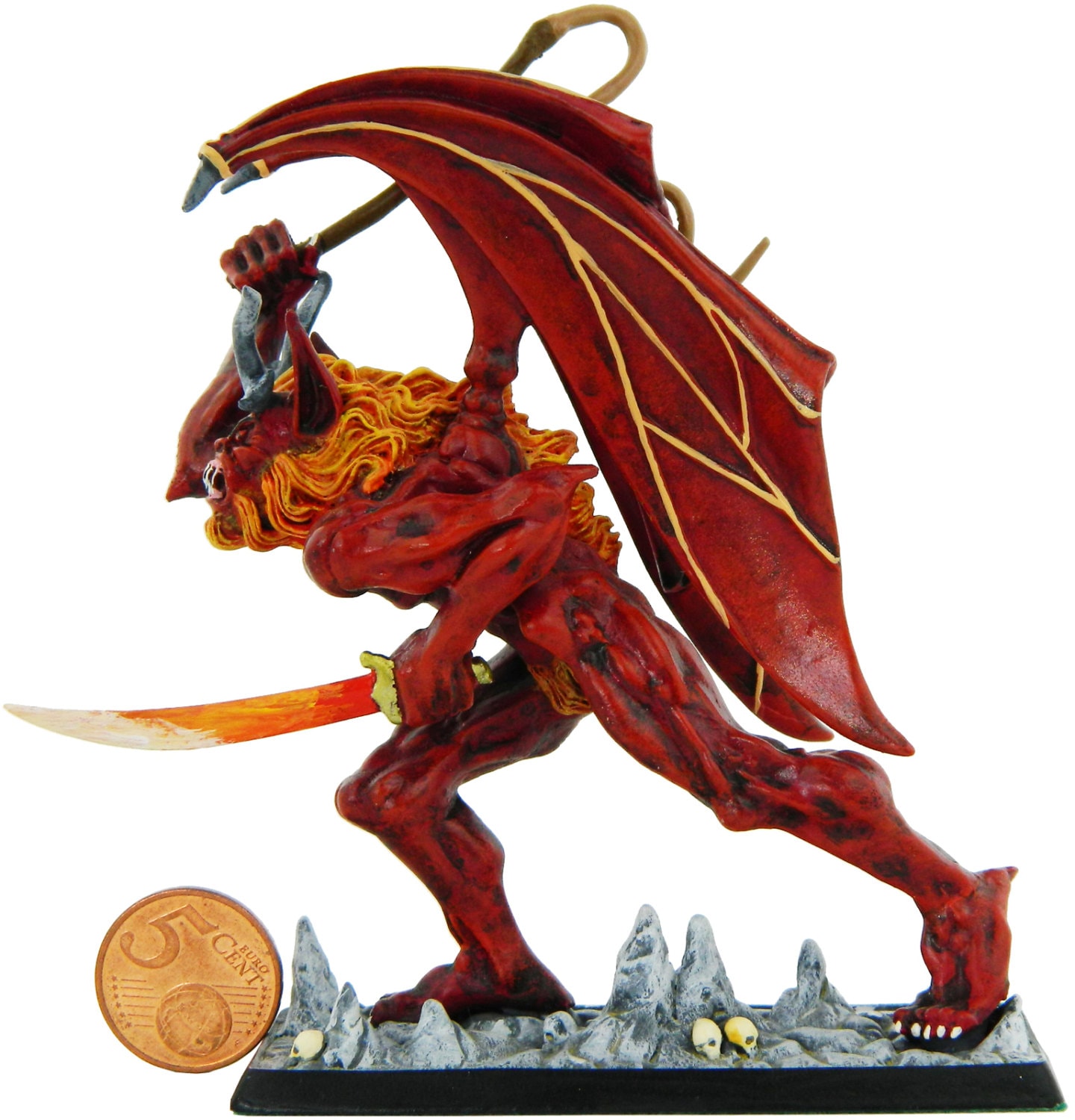 Großer Balrog von Moria Herr der Ringe bemalte Miniatur - Mithril ...
