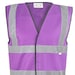 Personalised Purple Safety Reflective Hi Visibility Vest, 6 Sizes ...