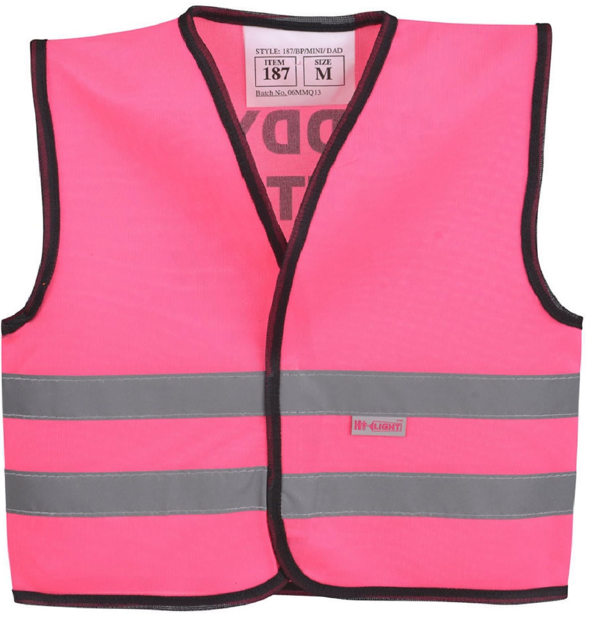 Baby Hot Pink Vests Printed "daddy's LITTLE Helper" Reflective ...