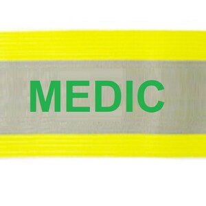 Personalized Hi Visibility Viz Reflective Printed Arm Bands Armbands 2 ...