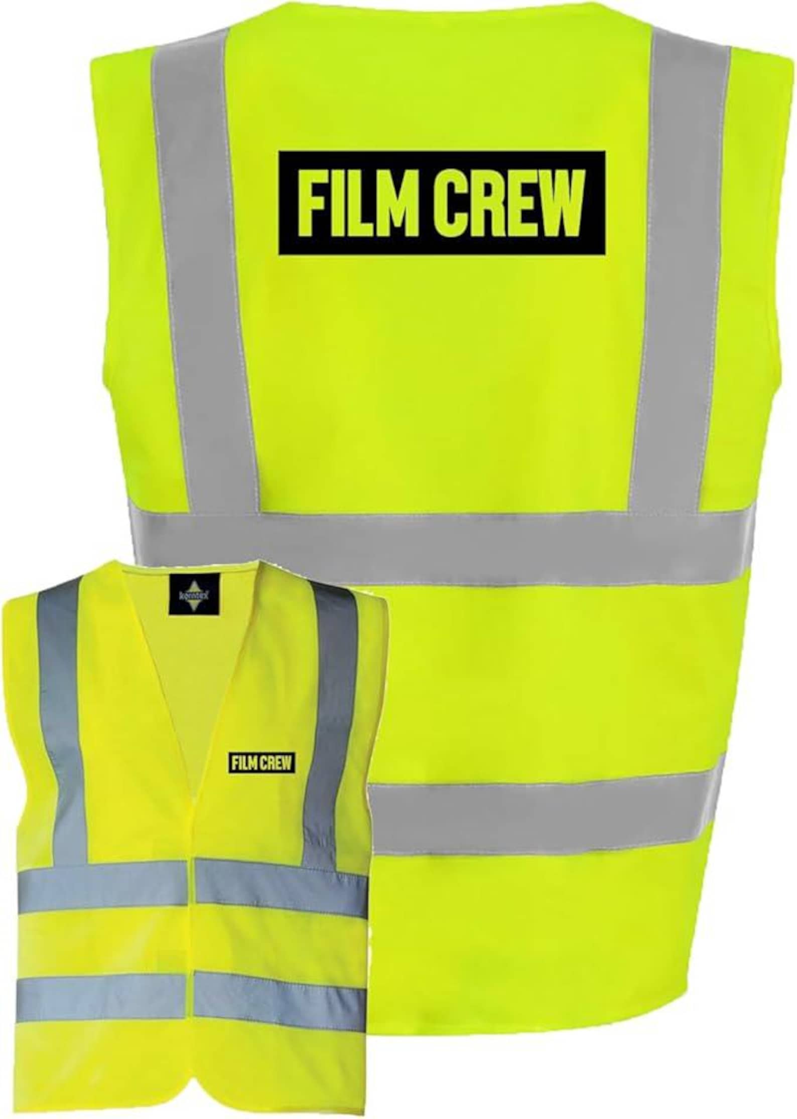 Film Crew Hi Vis Vest: Reflective Safety Workwear - Etsy