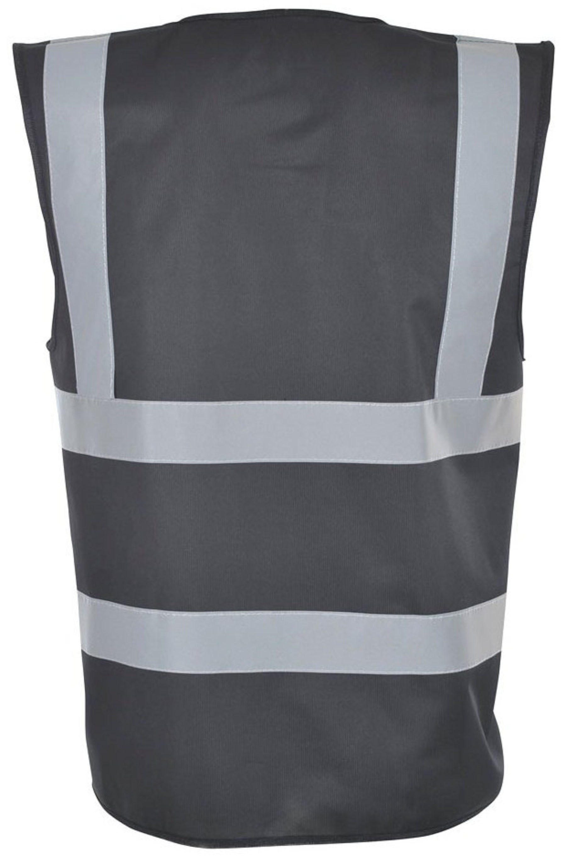 Black Security Safety Reflective Hi Visibility Vest Printed - Etsy