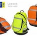 Personalised Yoko Hi Visibility Reflective Backpack Rucksack 2 Colours ...
