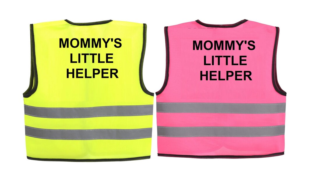 Baby Hi Visibility Vest: Mommy's Little Helper, Reflective Safety ...