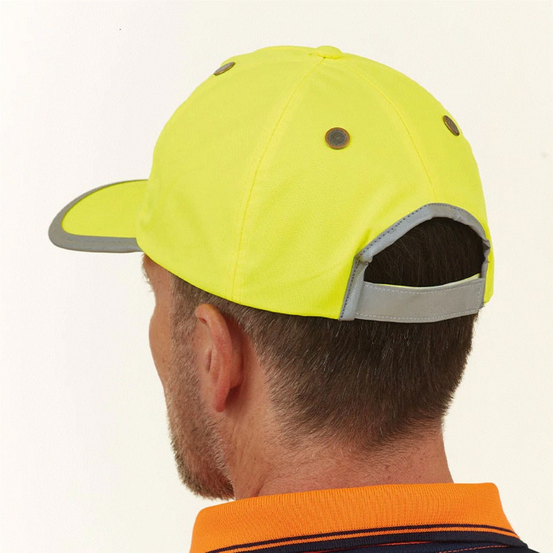 Personalized Hi Visibility Viz Orange or Yellow Baseball Caps - Etsy