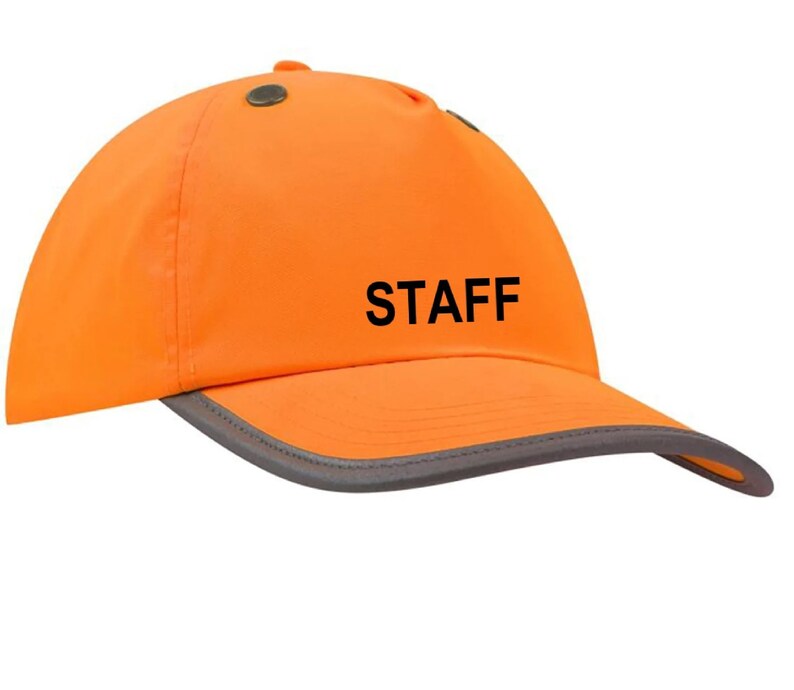 Personalized Hi Visibility Viz Orange or Yellow Baseball Caps - Etsy
