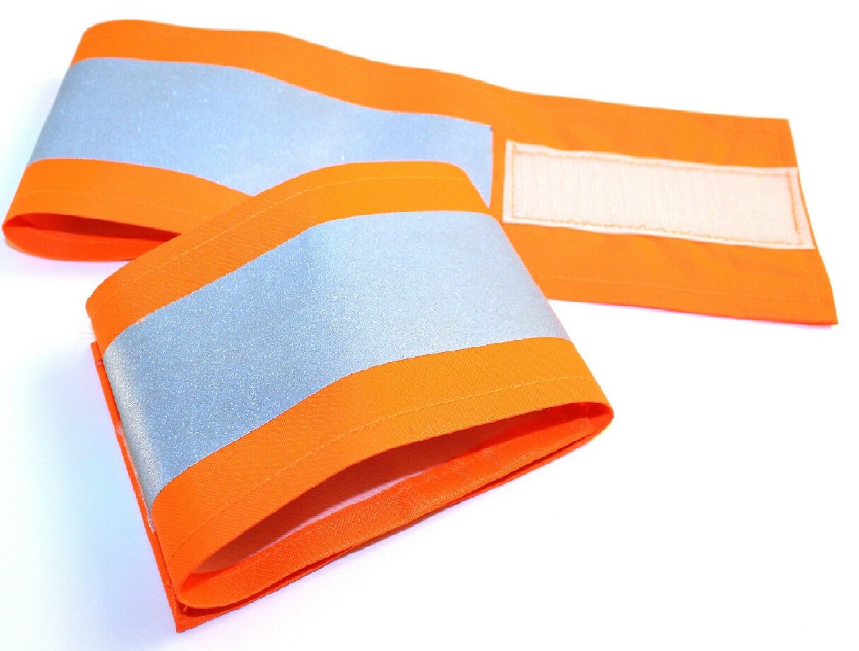 Printed fire Warden Reflective Armbands Wide - Etsy Singapore