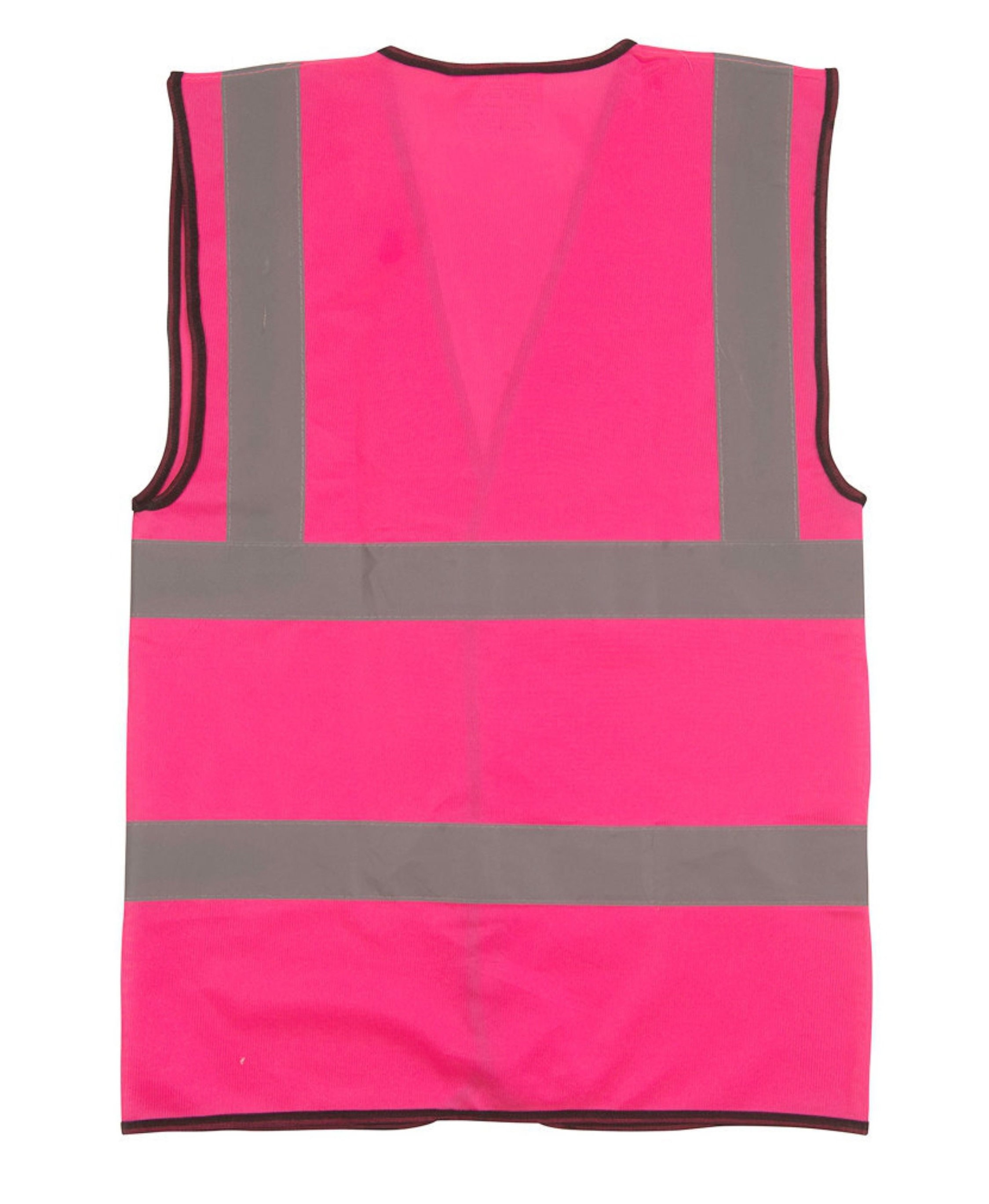 Personalized Hot Pink Safety Reflective Hi Visibility Vest, 6 Sizes ...