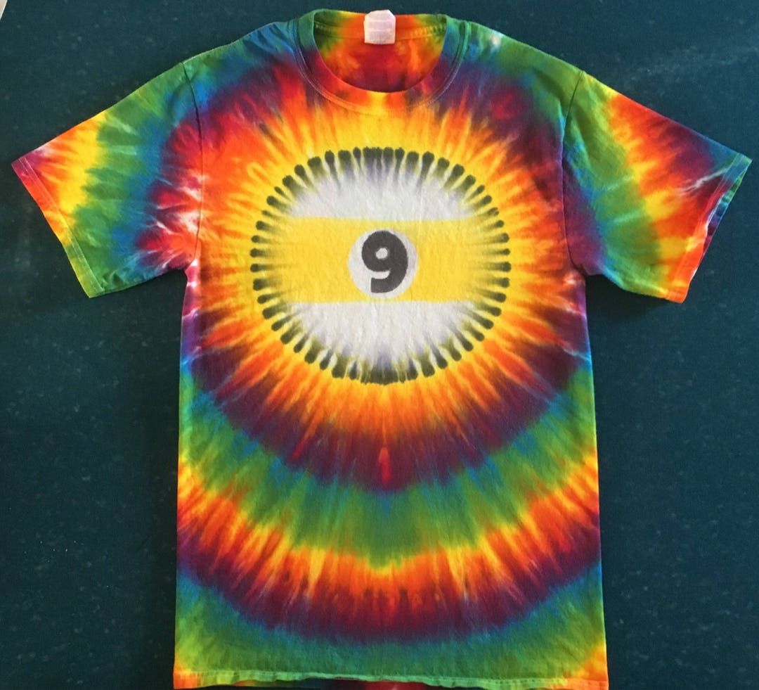 Tie Dye 9-ball T-shirt Shirt Hand Made Customizable FREE - Etsy