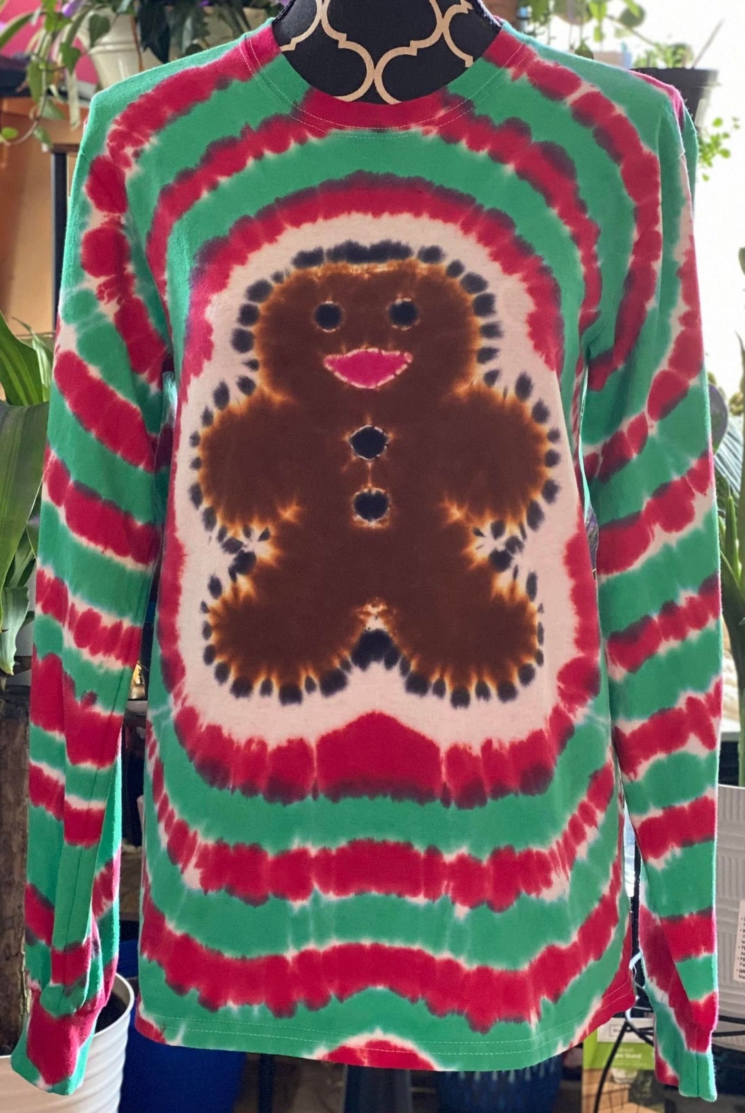 Gingerbread Man Tie Dye Shirt Tye Die FREE SHIPPING Tye Die - Etsy