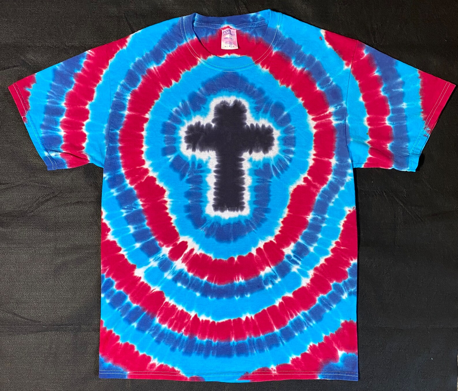 Handmade Cross Tie Dye T-shirt Free Shipping Tye Die - Etsy