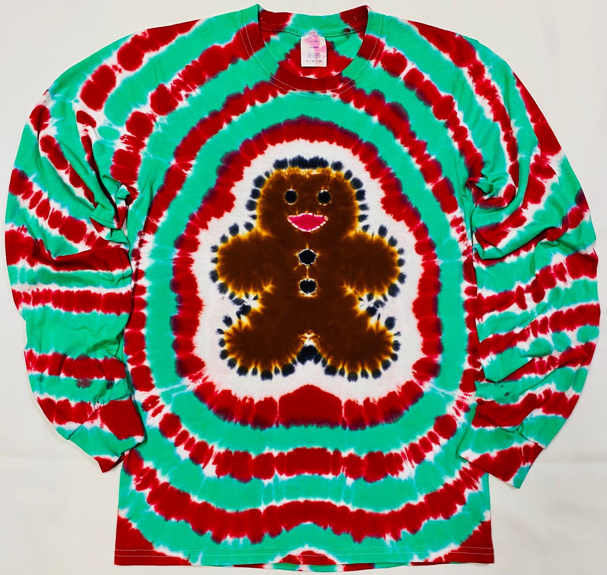 Gingerbread Man Tie Dye Shirt Tye Die FREE SHIPPING Tye Die - Etsy