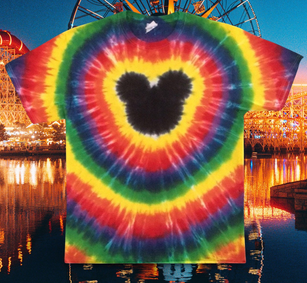 Adult Mickey Mouse Tie Dye FREE SHIPPING!!! Tye Die Disney. You Choose ...