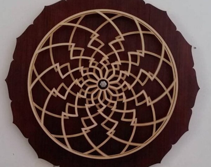 12-fold Torus Spinner | Mandala | Kinetic Sculpture | Flower of Life ...
