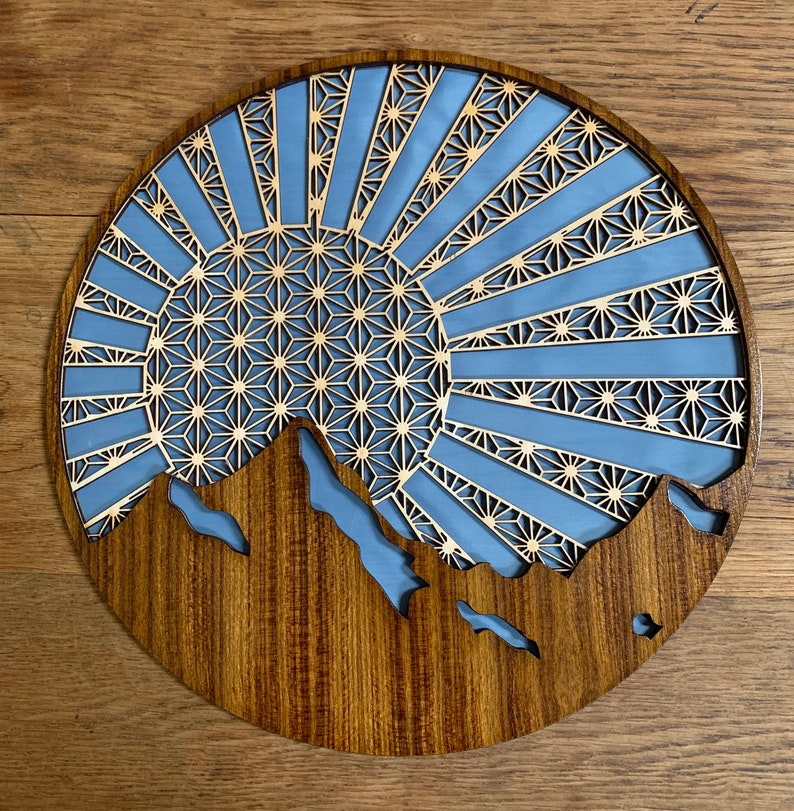 Sunrise Asanoha - Etsy