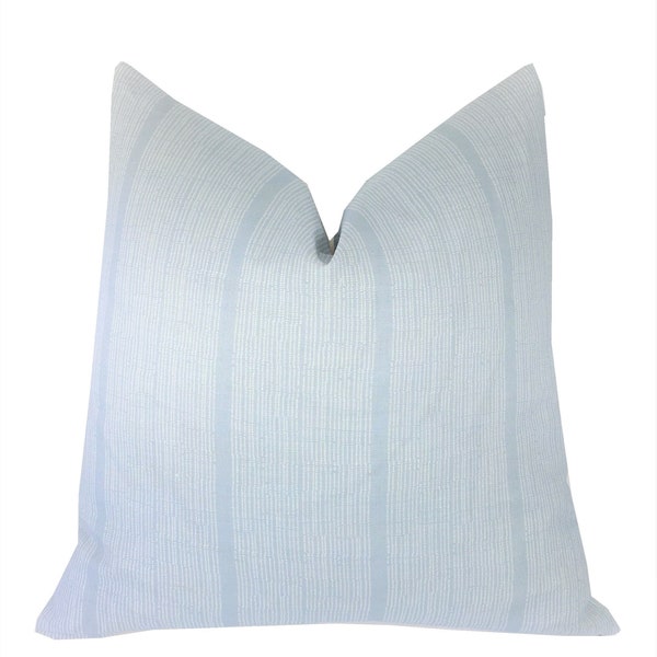 Blue Stripe Pillow - Etsy