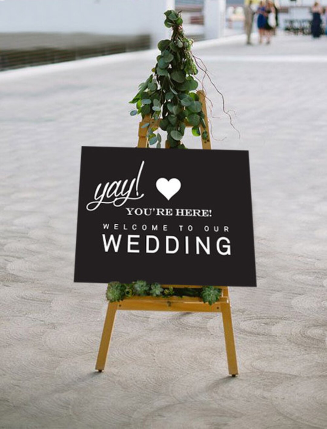 Printable Wedding Sign, Wedding Welcome, POSTER, 3 Sizes Included ...