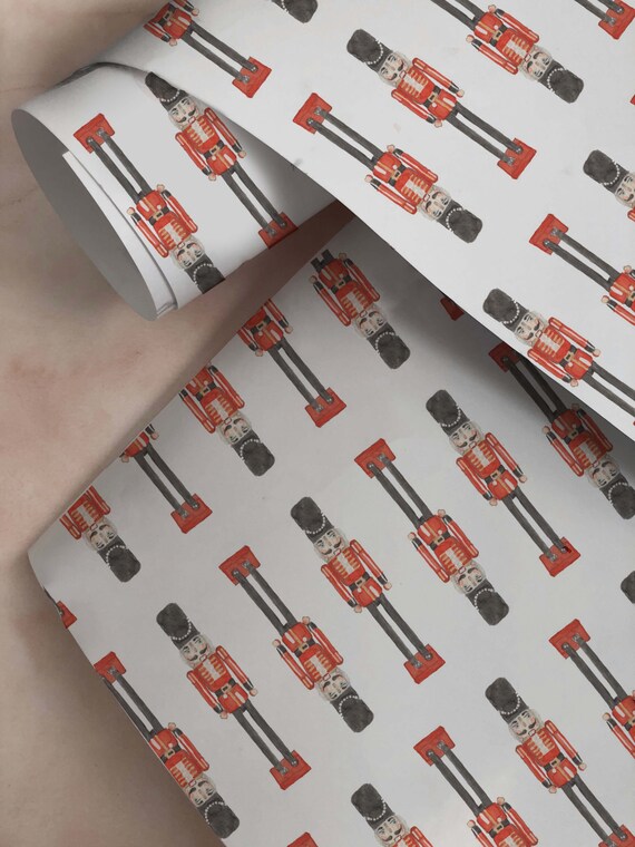 Toy Soldier Wrapping Paper pack of 3 | Etsy