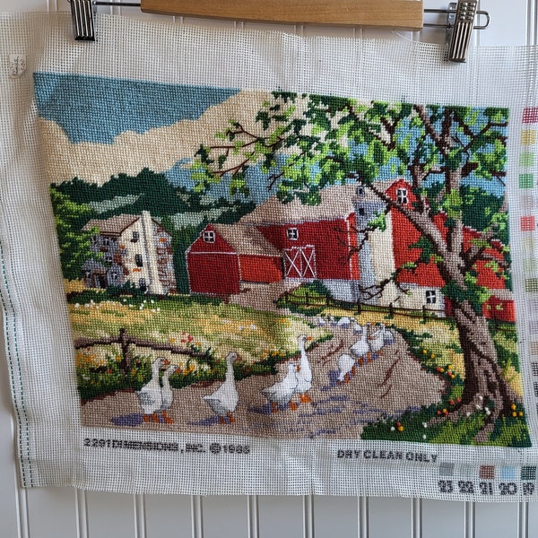 Vintage Needlepoint - Etsy