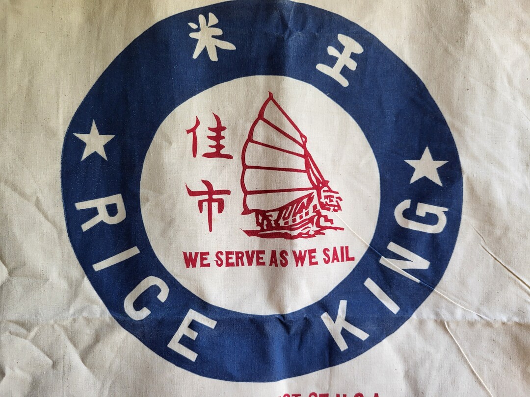 100 Lb RICE Bag 20" X 35" RICE KING Bag Rice Sack Unused Rice Bag - Etsy