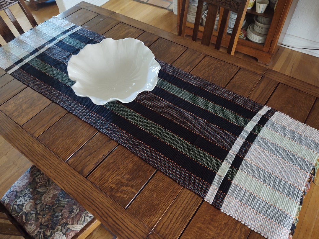 HANDWOVEN TABLE RUNNER 2 Rag Rug Table Runners Swedish Table - Etsy
