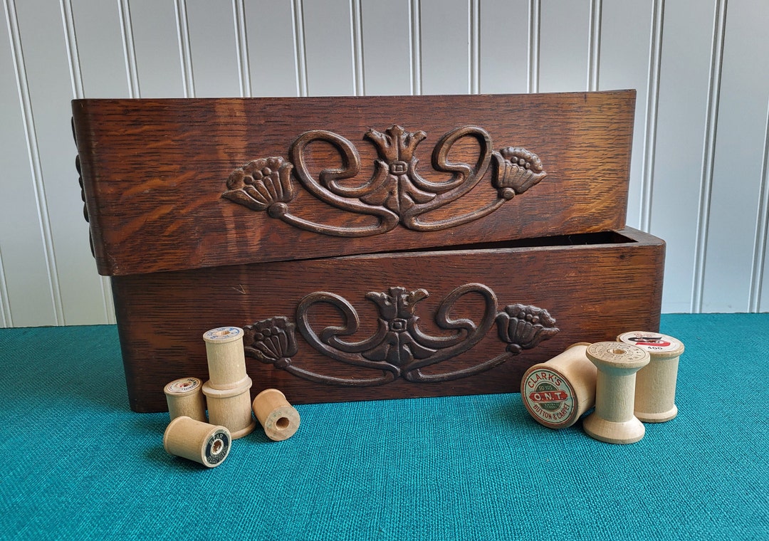 ANTIQUE SEWING Machine DRAWERS Oak Boxes Antique Drawers - Etsy