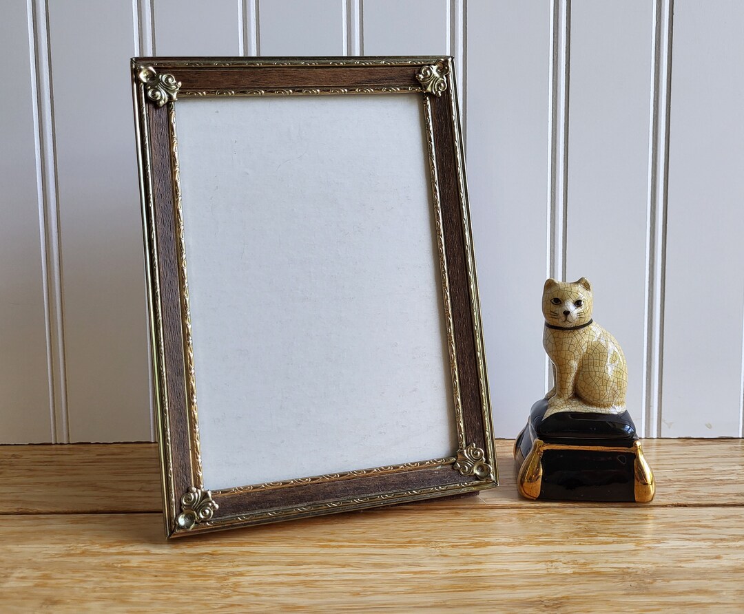 Vintage Frame 5 X 7 Inch Standing Frame Vintage Gold Frame 9192024 - Etsy