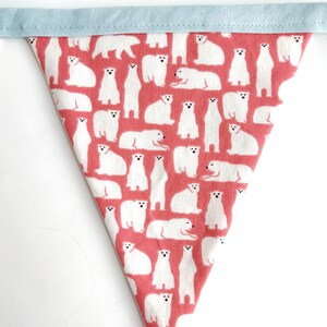 POLAR BEAR BUNTING Polar Bear Banner Nursery Bunting Animal Bunting - Etsy